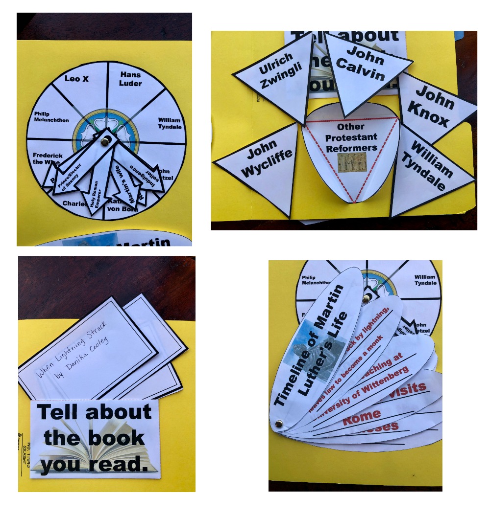 Unit Study Lapbook on Martin Luther and the Reformation