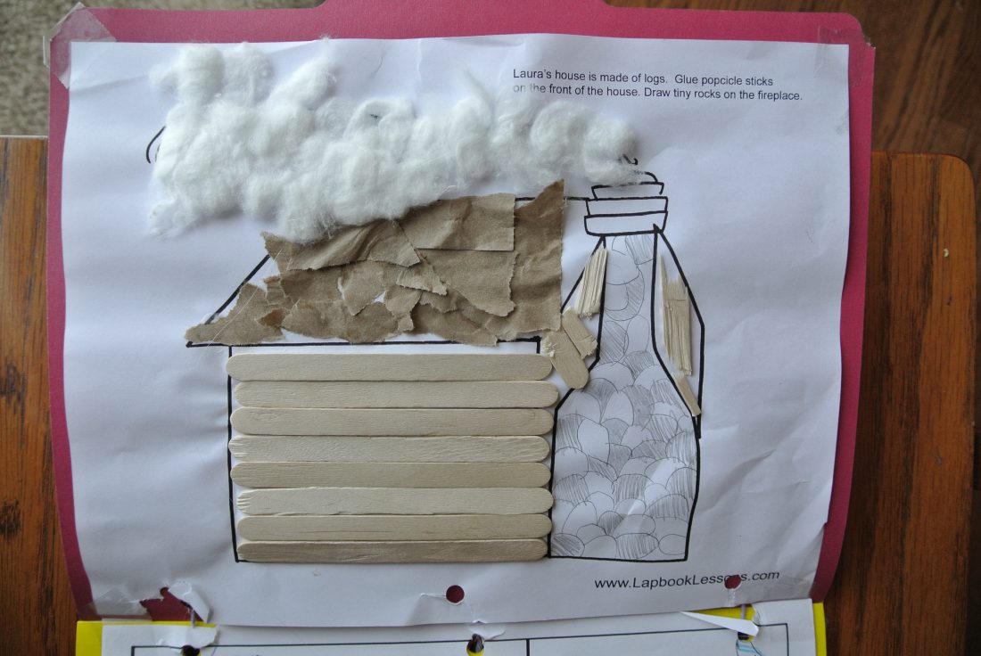 Projects from our "Little House in the Big Woods" unit study.