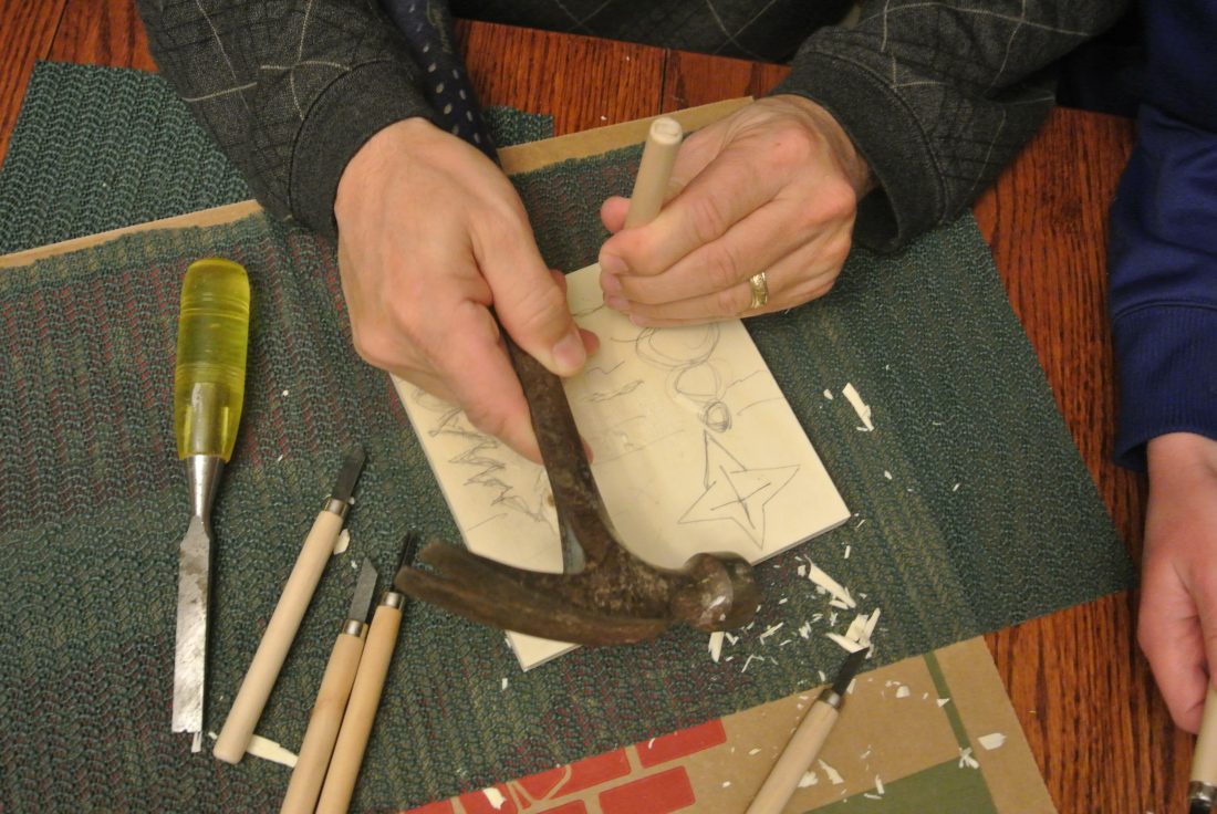X is for Xylography: How to Make a "Wood" Engraving with Kids!