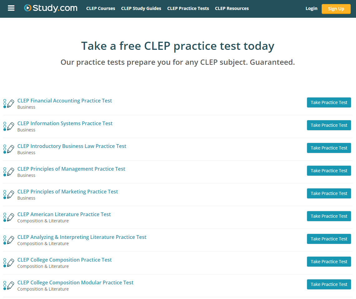 Help Your Teen Prepare for CLEP Test With Study.com