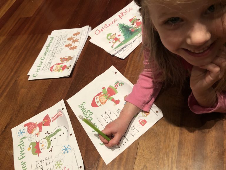 Christmas Elves ABC Printable Pack