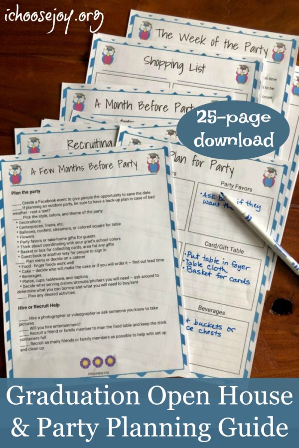 How to Successfully Plan a Homeschool Graduation Ceremony & Party with ...