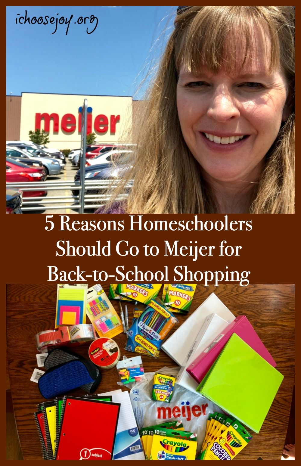 5 Reasons Homeschoolers Should Go to Meijer for Back-to-School Shopping
