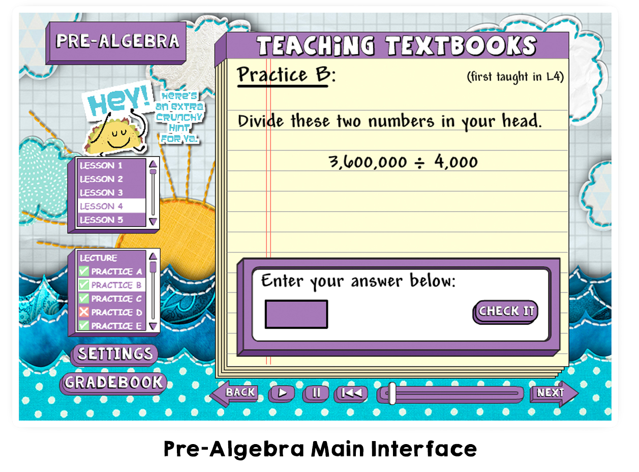 Teaching Textbooks Review from the Students' Perspective