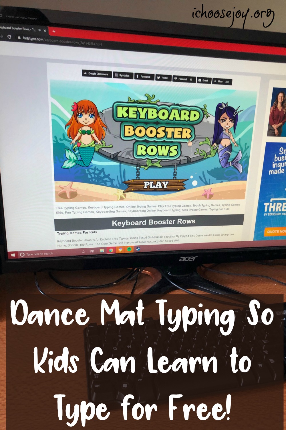 Dance Mat Typing So Kids Can Learn to Type for Free!