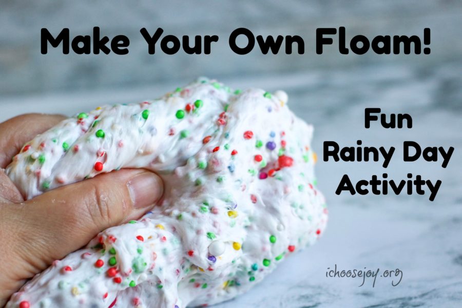 Make Your Own Floam: Fun Rainy Day Activity