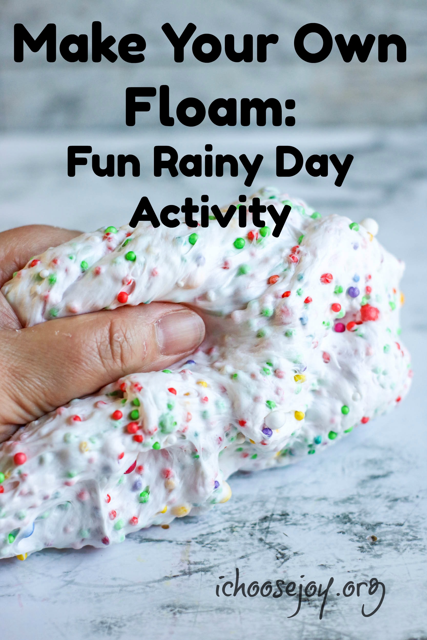 Make Your Own Floam: Fun Rainy Day Activity