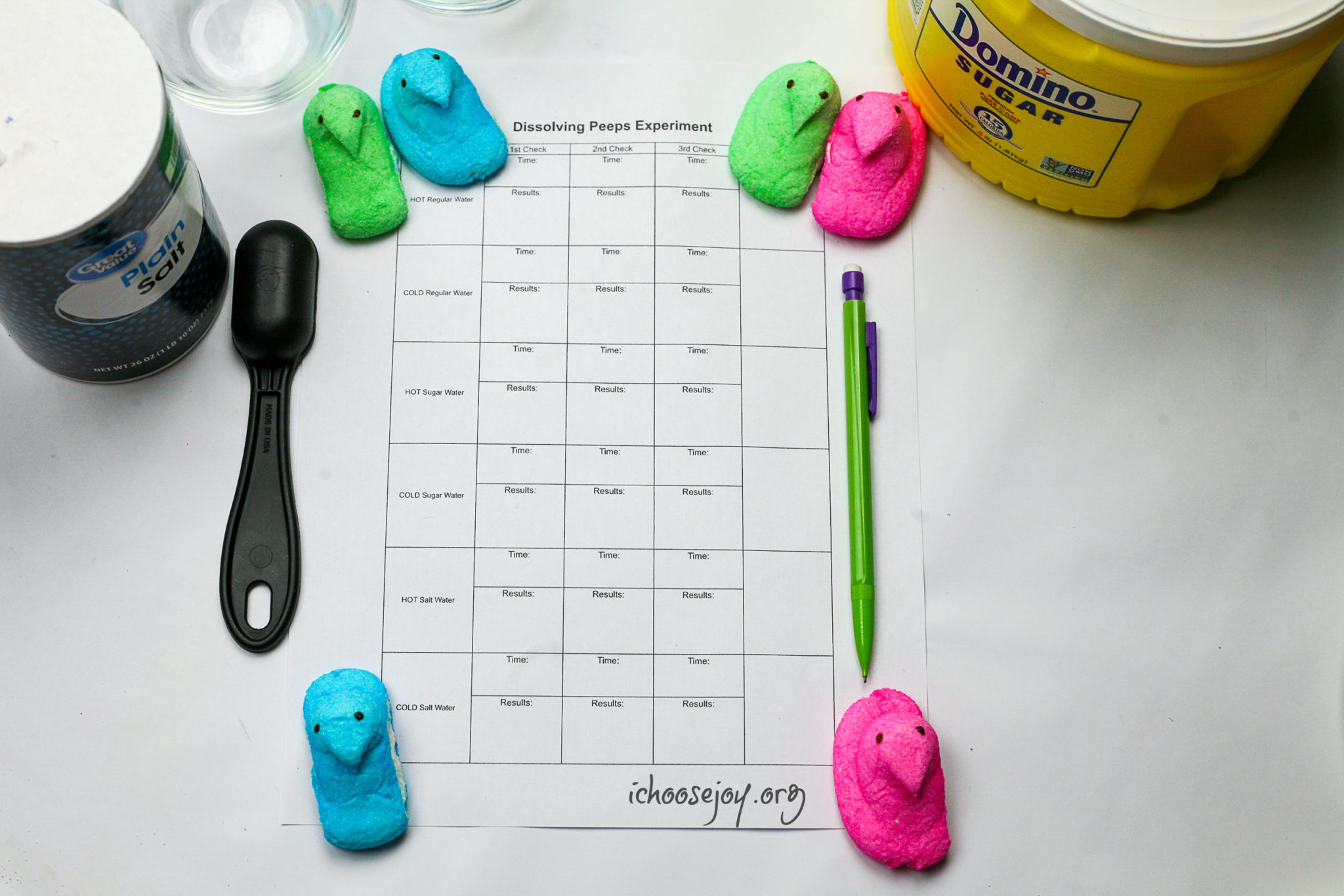 Dissolving Peeps Experiment: STEM Activity for Eastertime