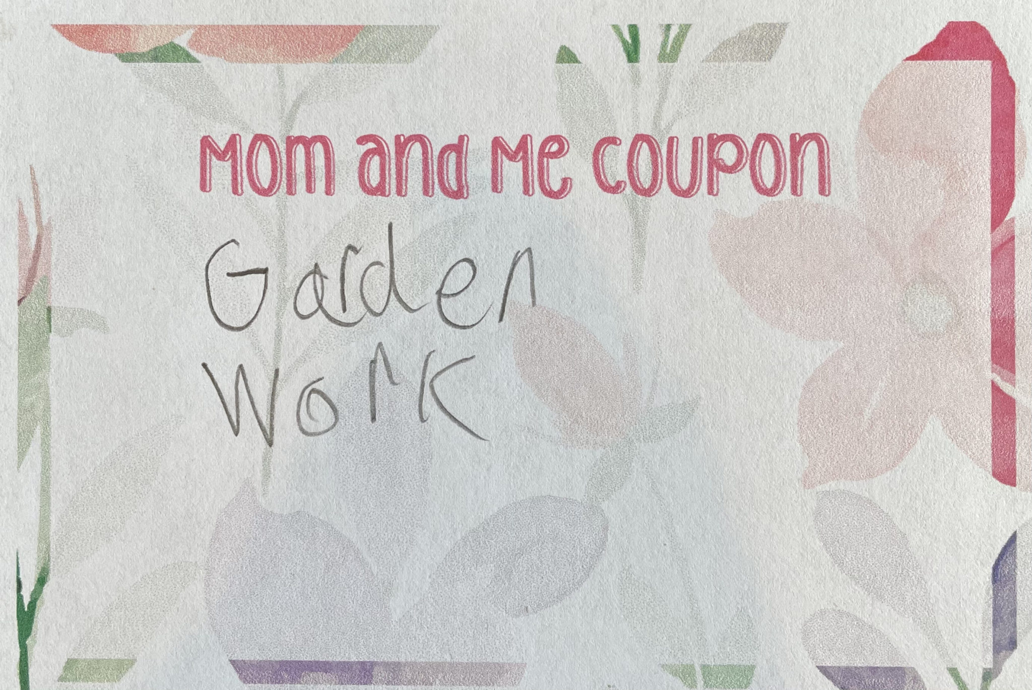 All About My Mom Questionnaire and Mom & Me Coupons
