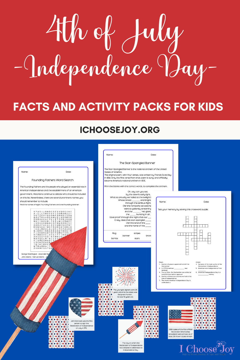 Fourth of July Printable Pack: Celebrating Independence Day with ...