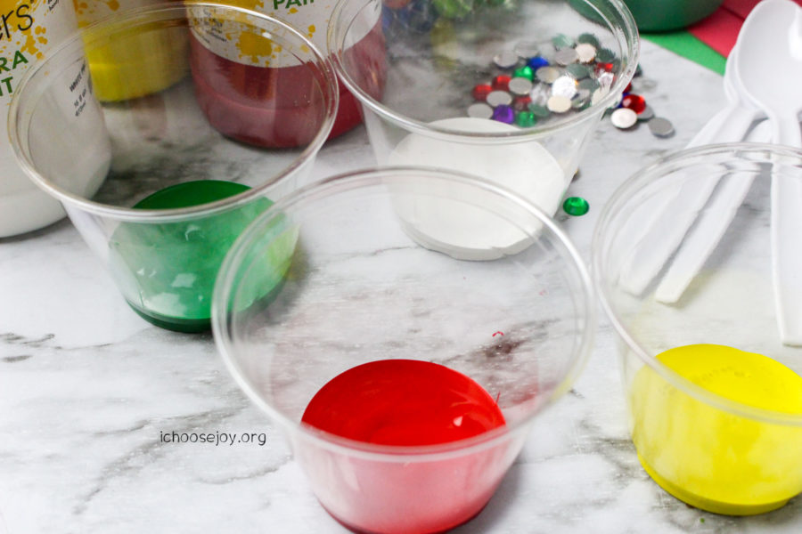 Marble-Painted Christmas Tree Tutorial