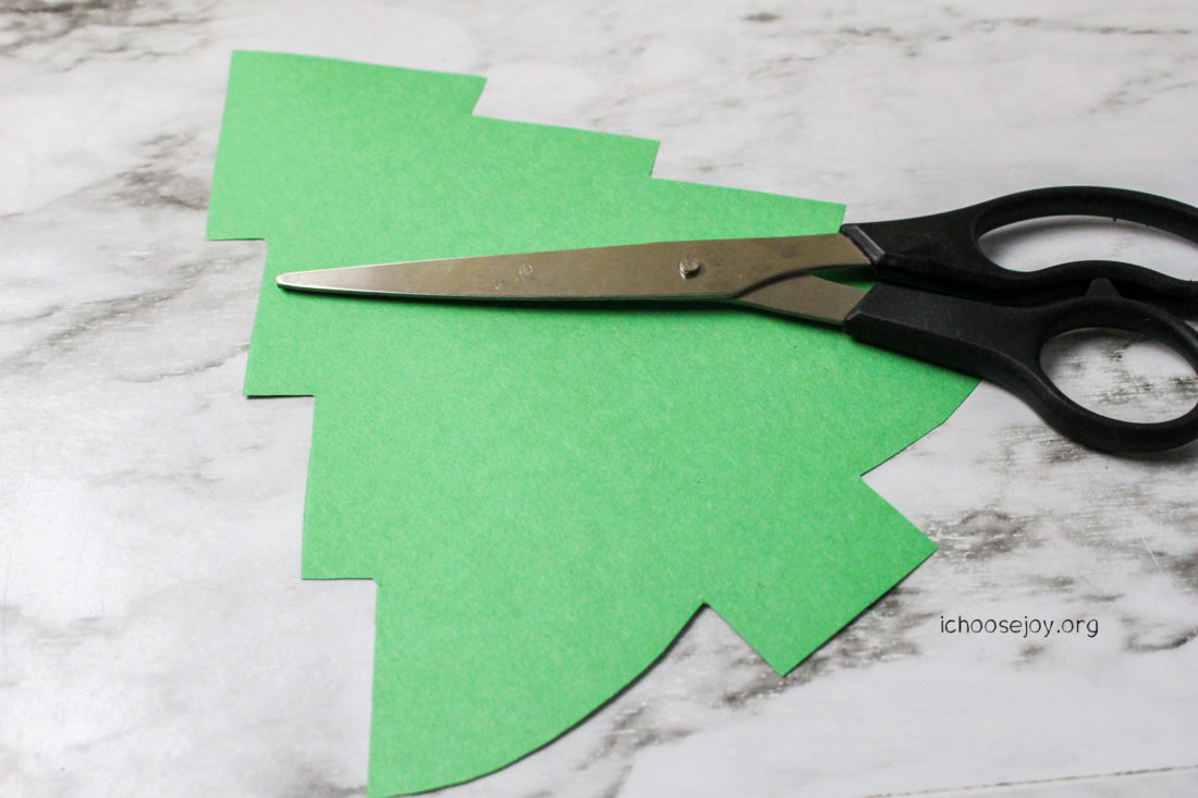 Marble-Painted Christmas Tree Tutorial