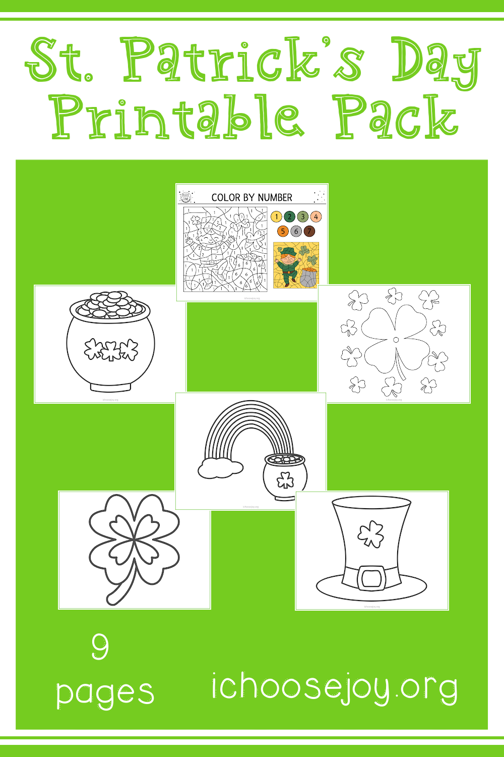 Shamrock Salt Painting Kids Activity for St. Patrick's Day