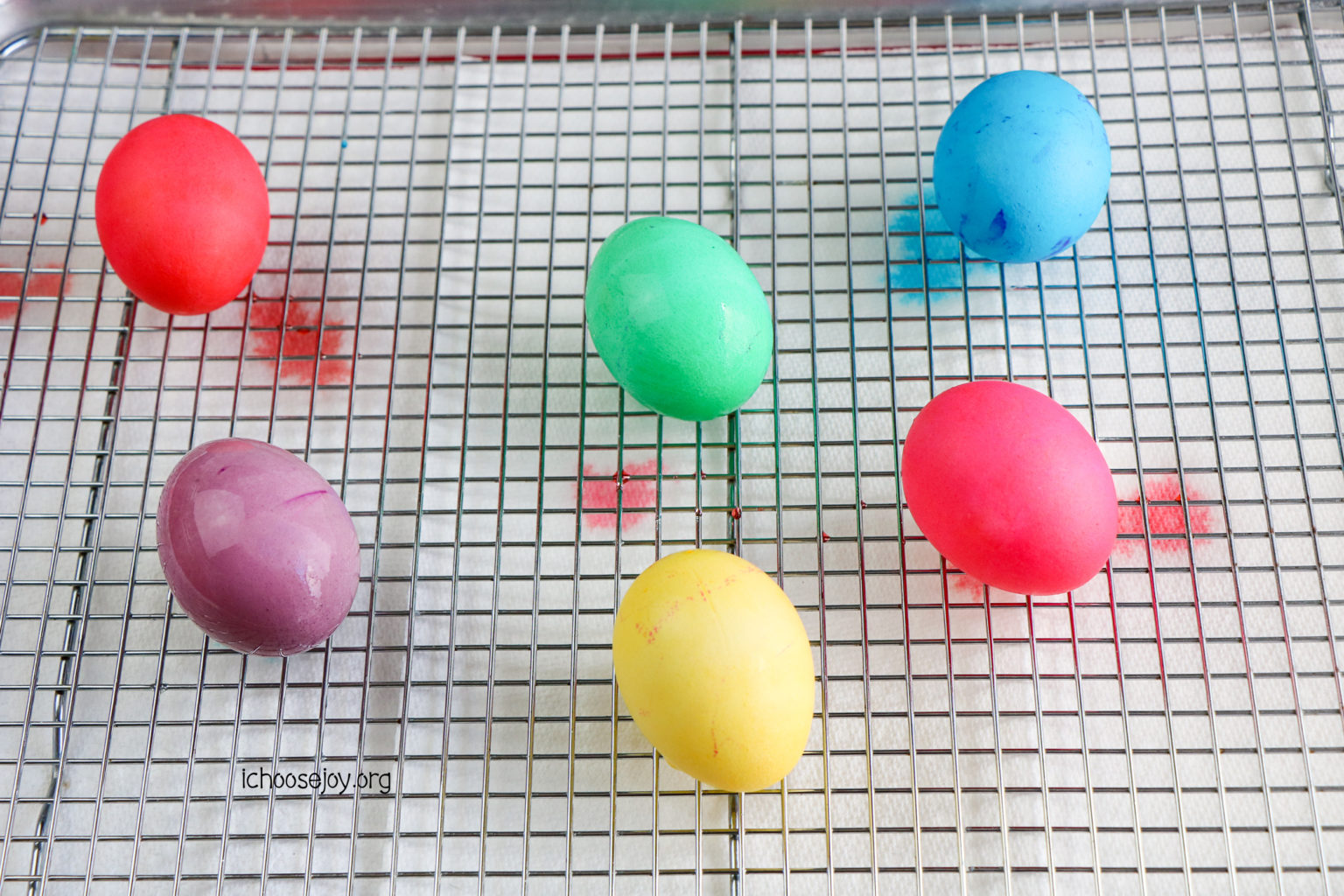 How to Dye Easter Eggs with Food Coloring