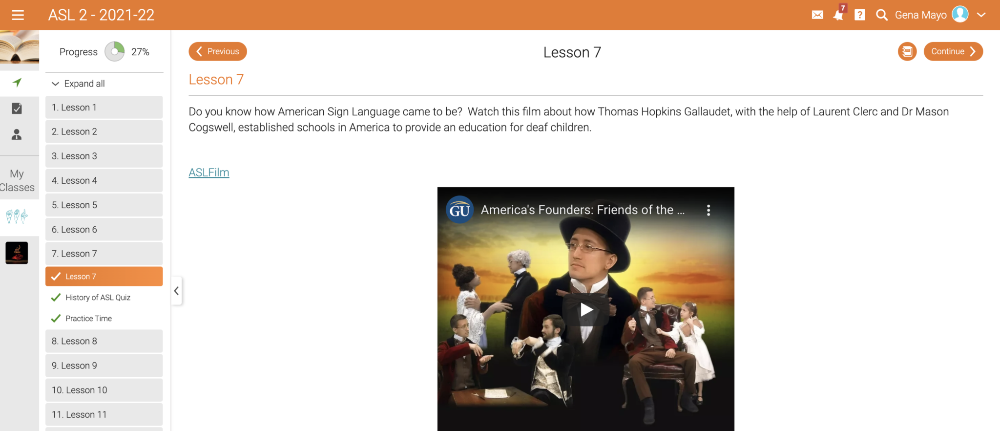 Learn Sign Language at Home with the Mr. D Math ASL 2 Online Class