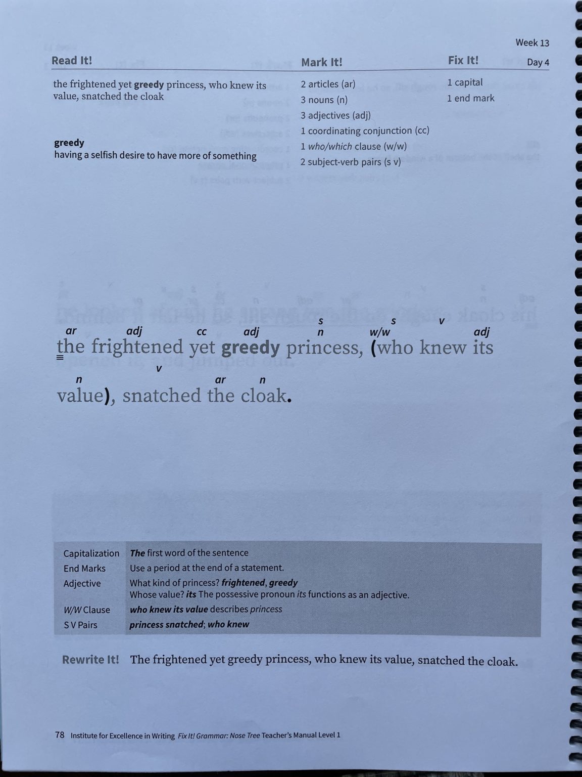 Homeschool Grammar with Fix It Grammar: a Review