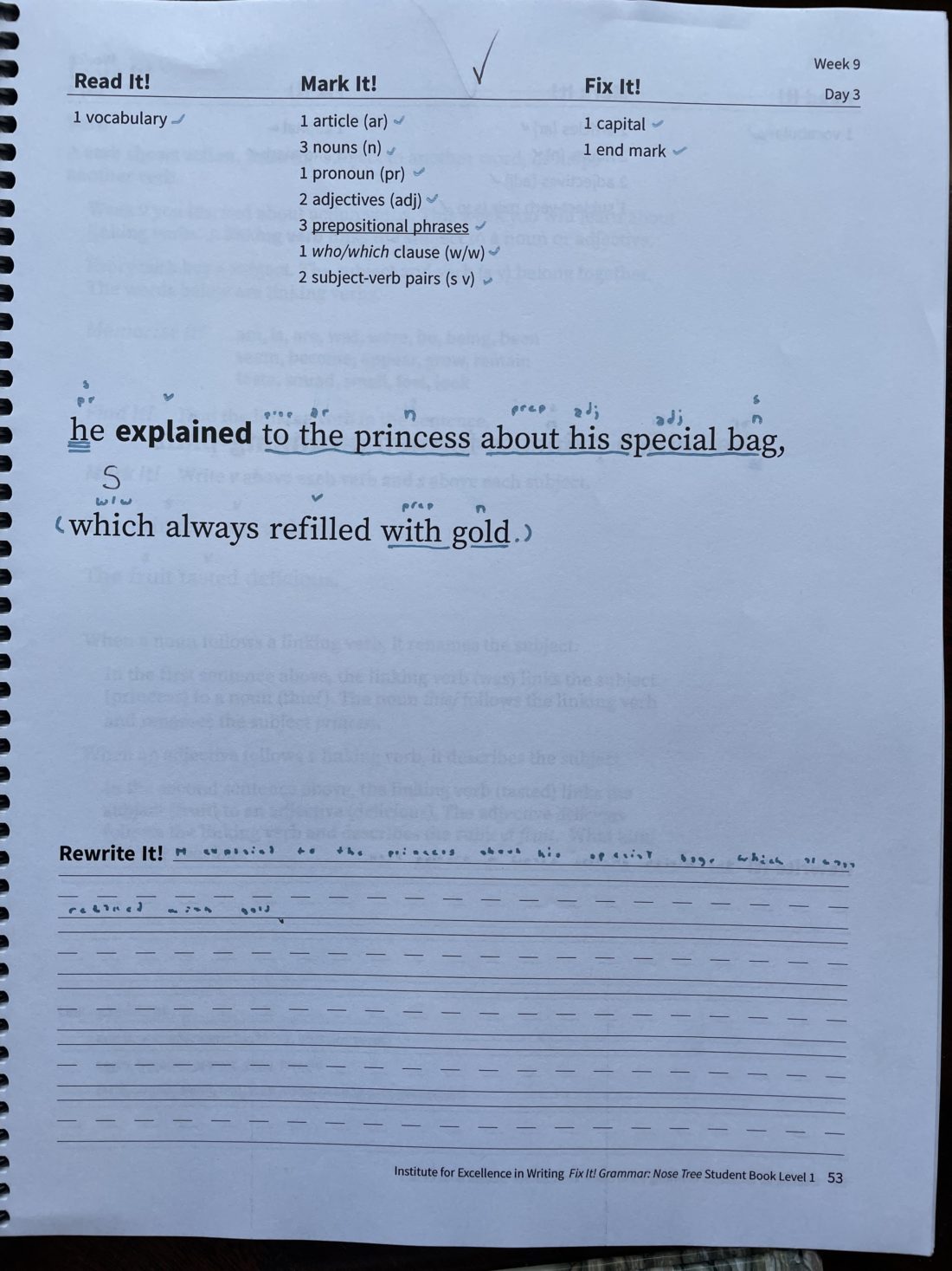 Homeschool Grammar with Fix It Grammar: a Review