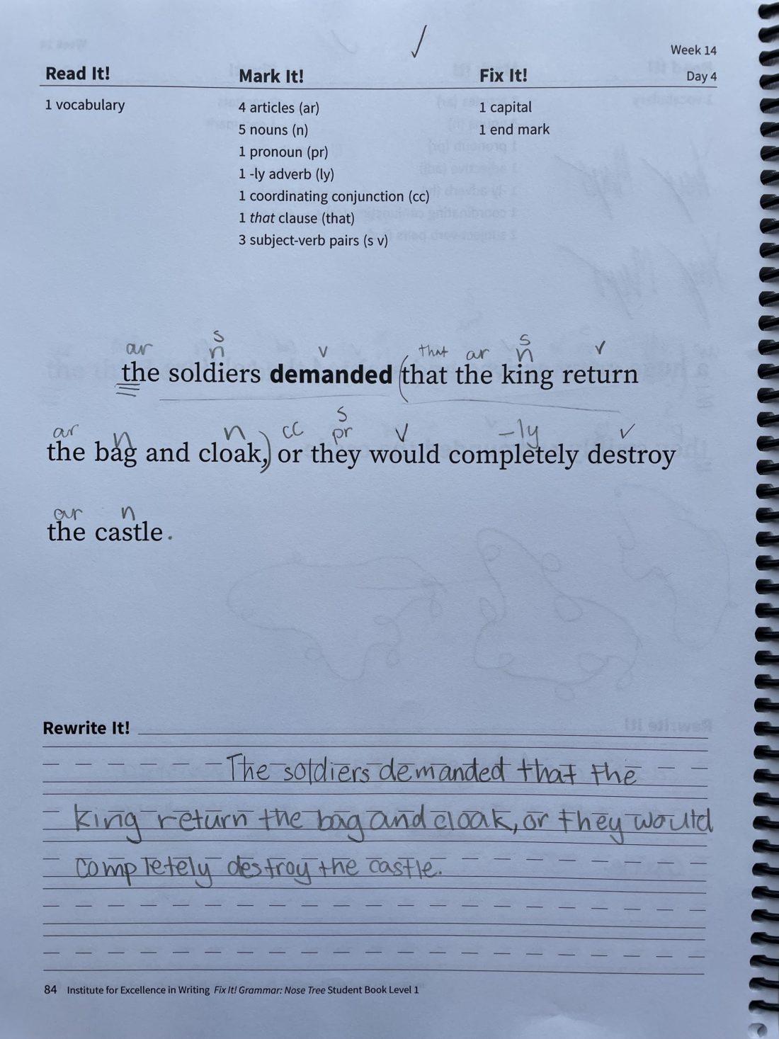 Homeschool Grammar with Fix It Grammar: a Review