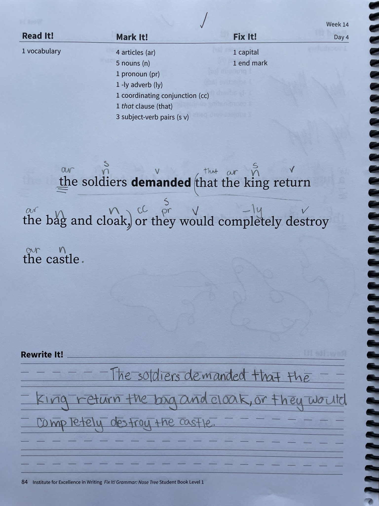 Homeschool Grammar with Fix It Grammar: a Review