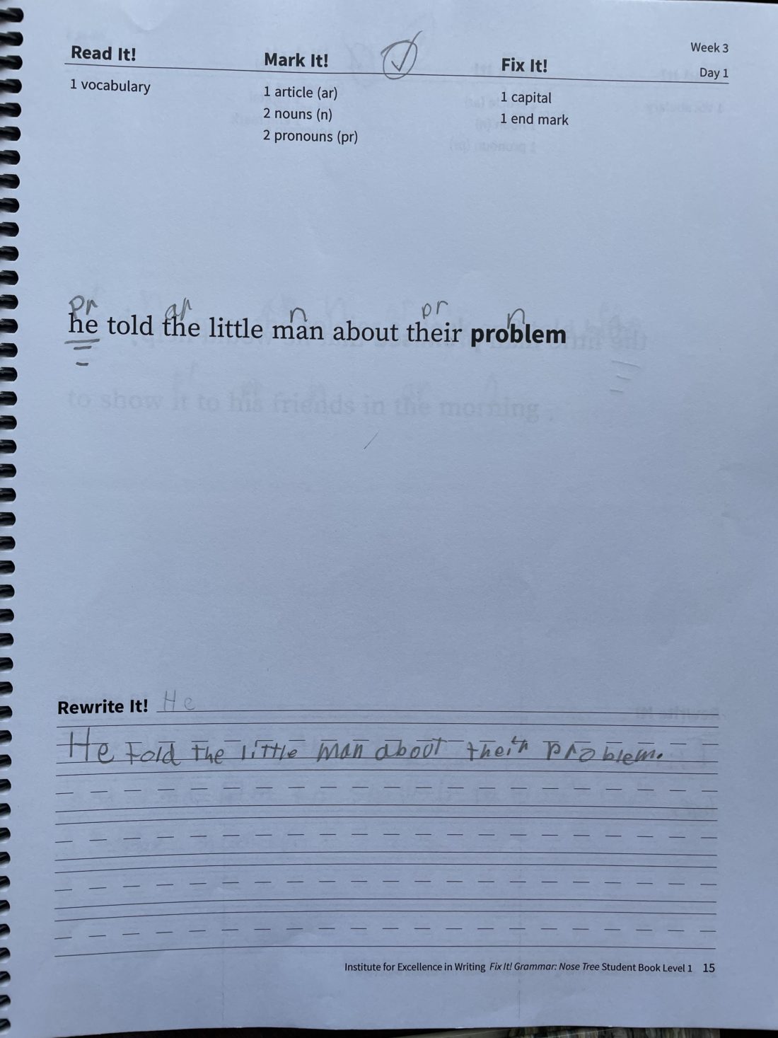 Homeschool Grammar with Fix It Grammar: a Review