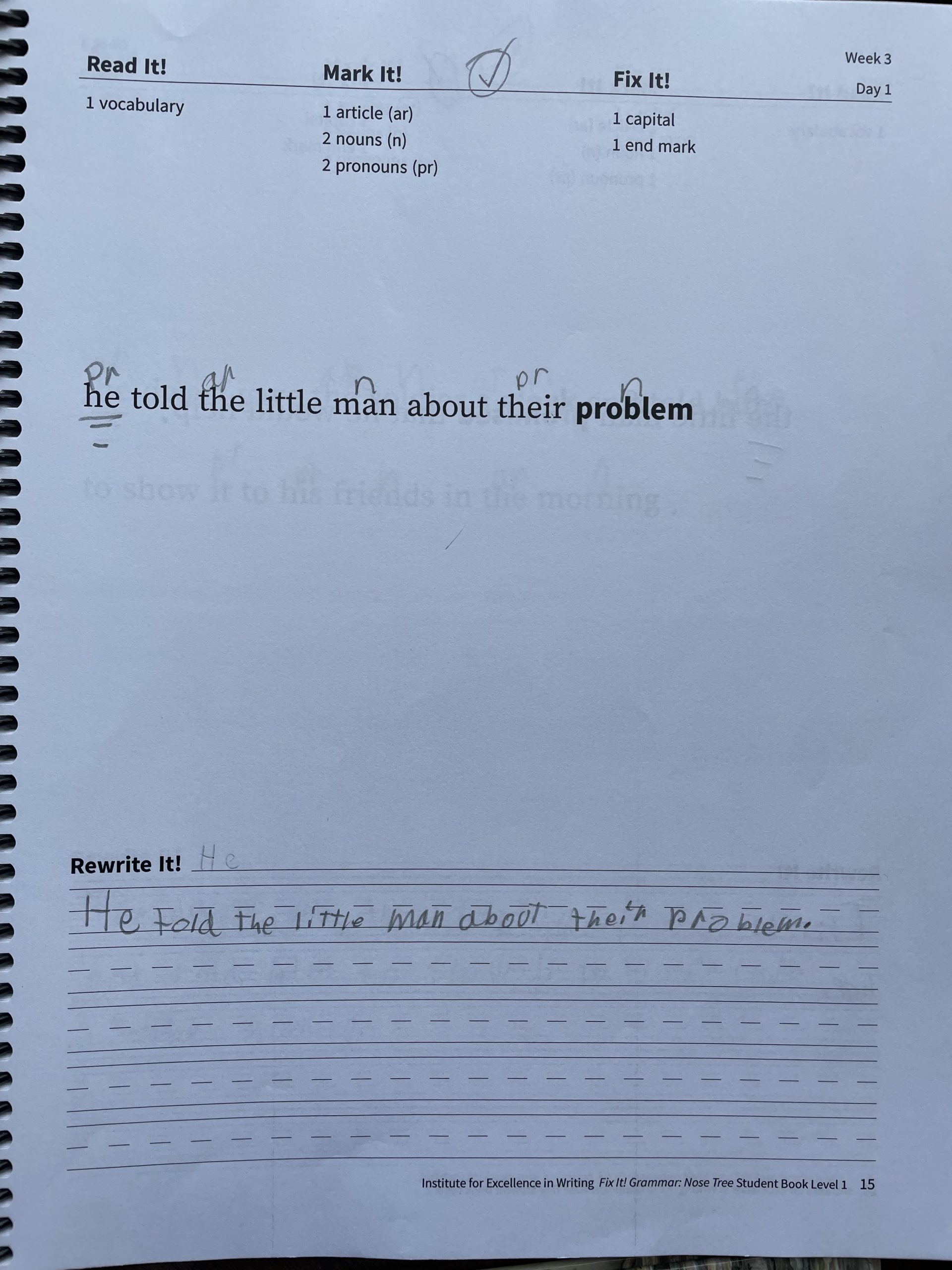 Homeschool Grammar with Fix It Grammar: a Review