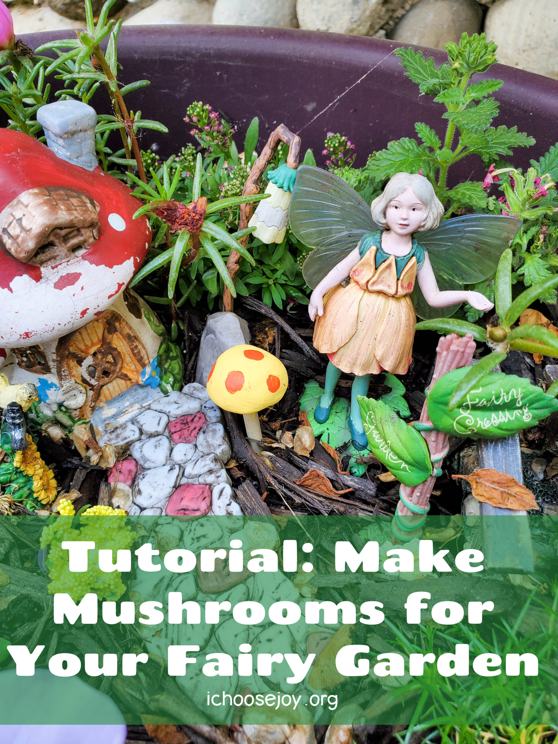 Tutorial: Make Mushrooms for Your Fairy Garden