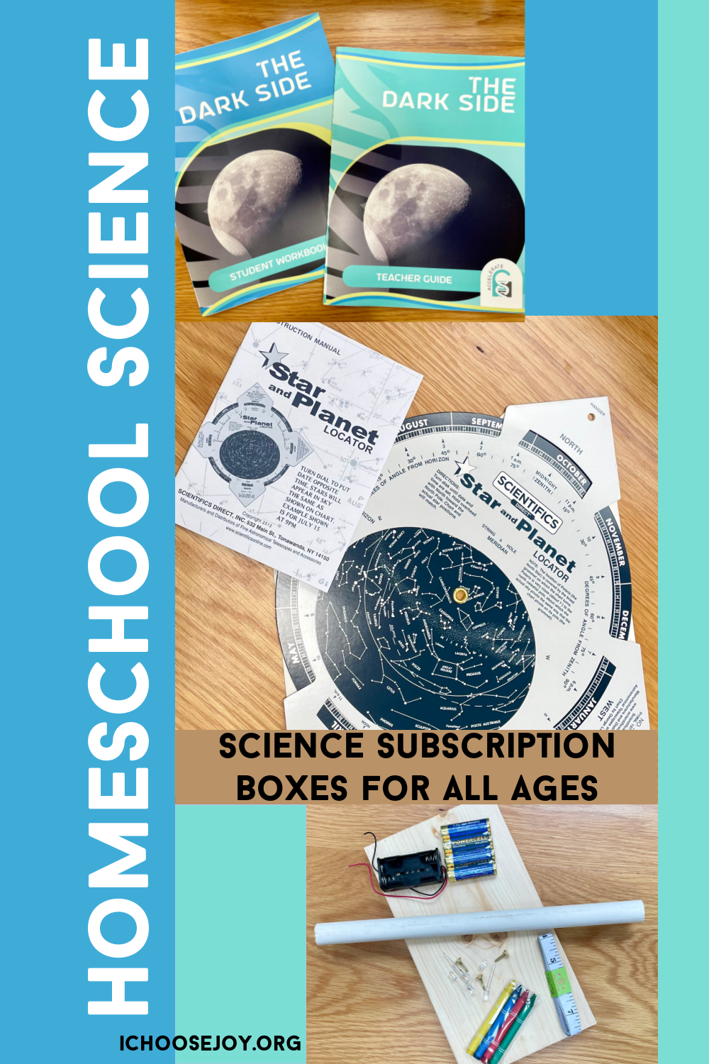 Science subscription box: Science Unlocked "The Dark Side"