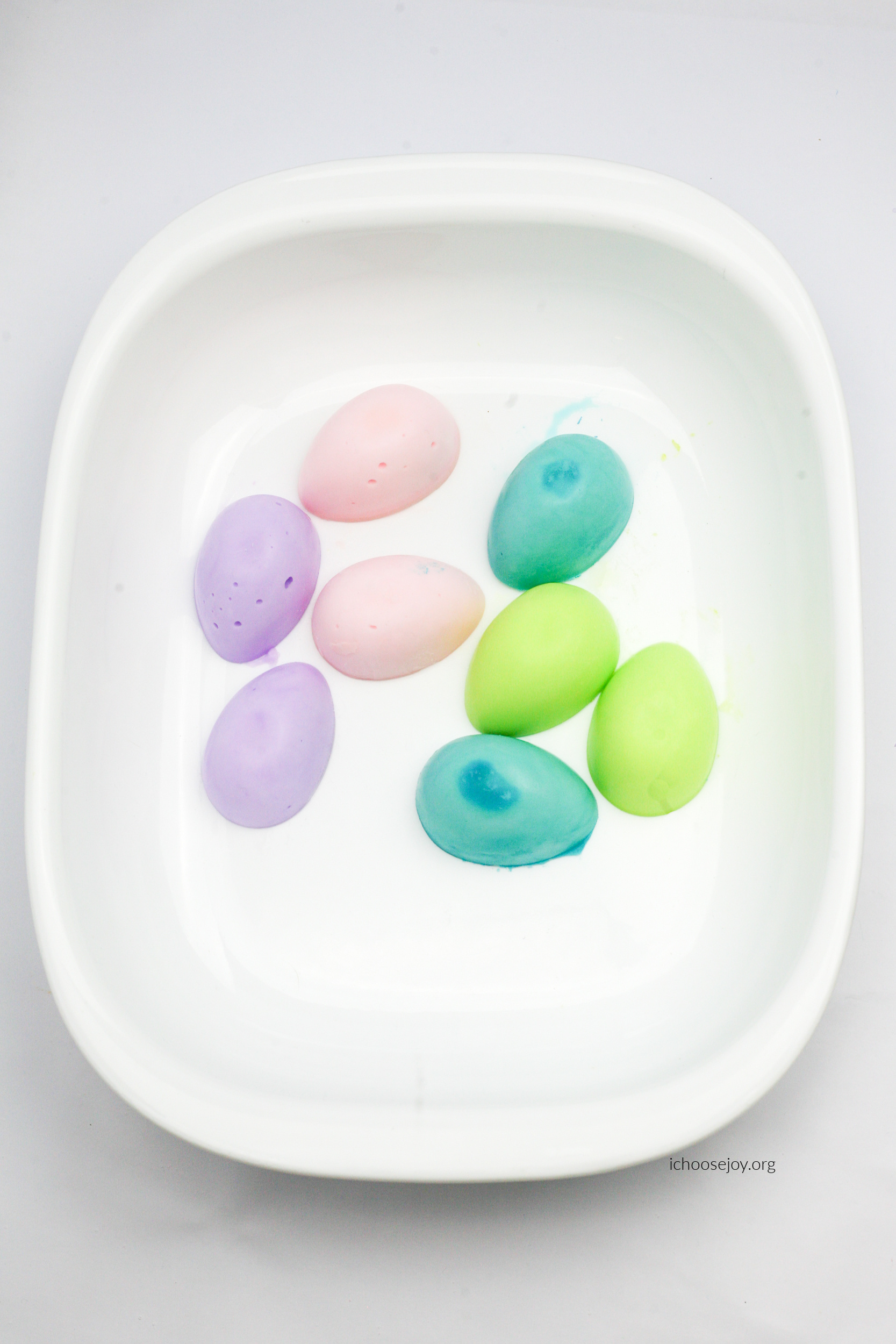 Frozen Fizzy Easter Eggs STEM Activity for Easter