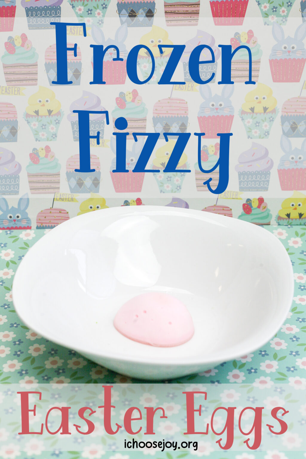 Frozen Fizzy Easter Eggs STEM Activity for Easter