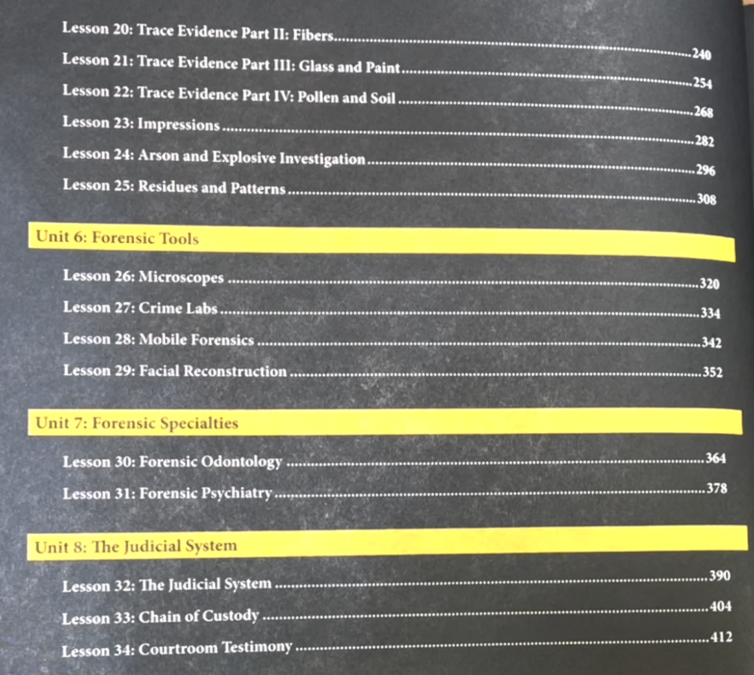 Forensic Science for Homeschooled High School Students