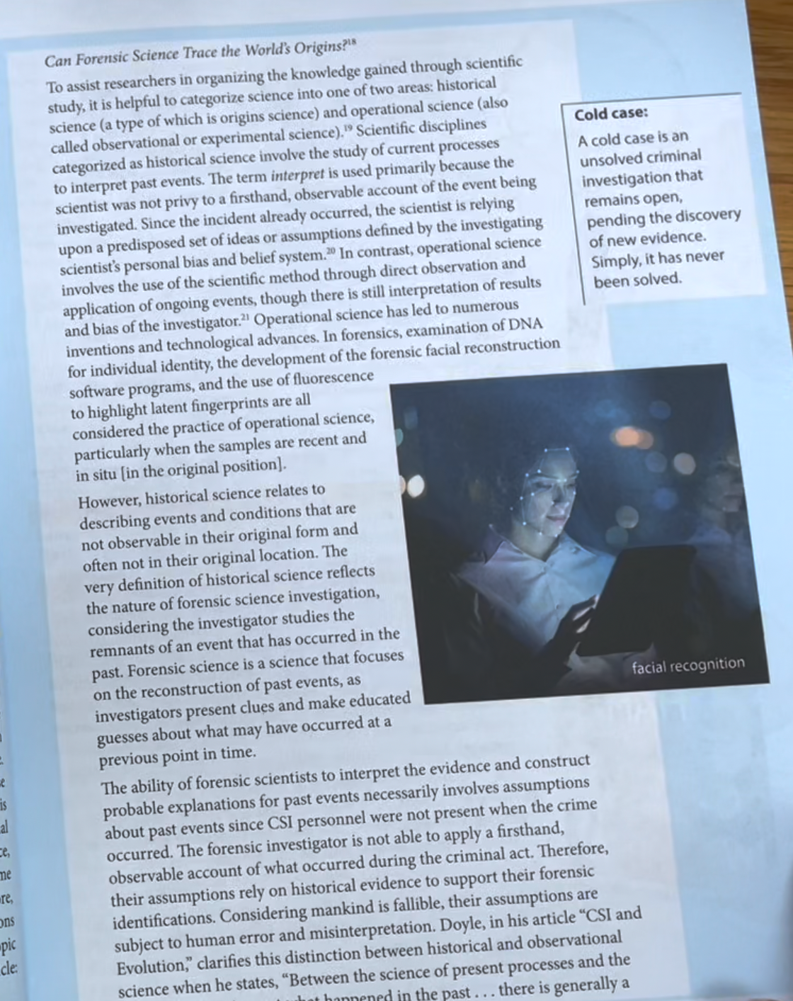 Forensic Science for Homeschooled High School Students