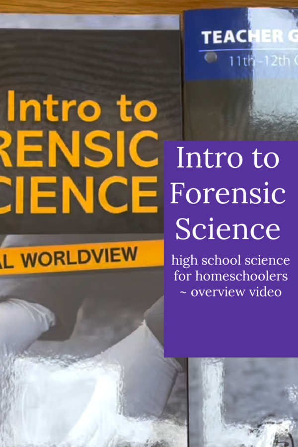 Forensic Science for Homeschooled High School Students