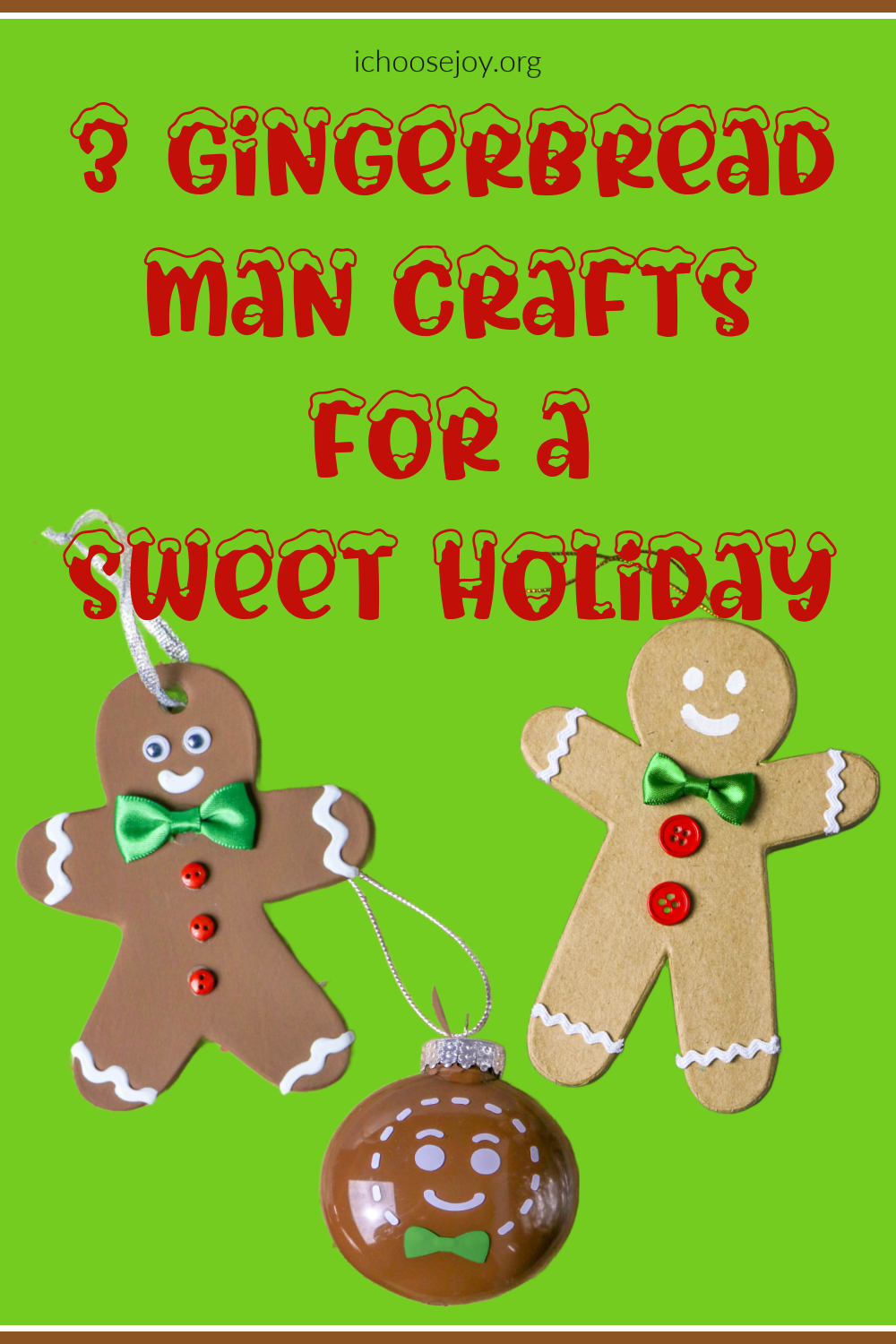Three Gingerbread Man Crafts for a Sweet Holiday